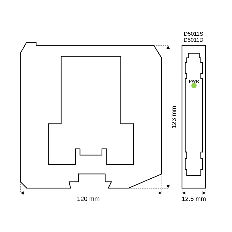 D5011D I.S. SIL3 2 Wire HART Transmitter